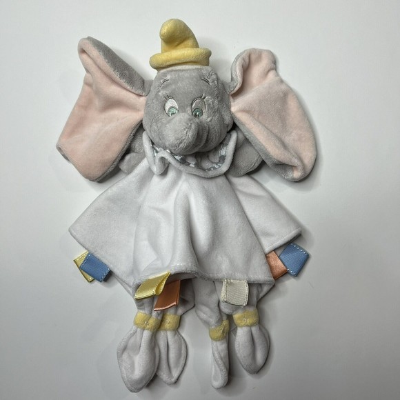 Disney | Toys | Disney Htf Dumbo Lovey Elephant Plush 2x12 Blanket ...